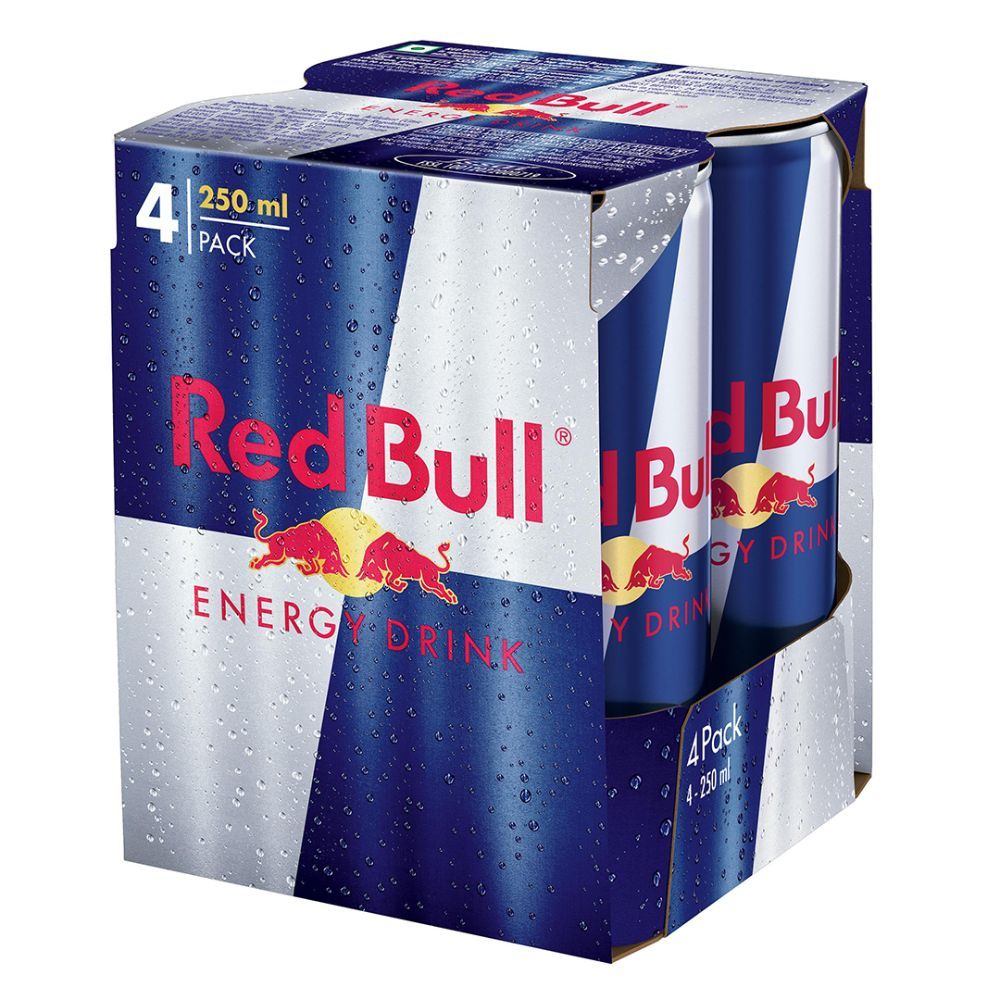 Buy Red Bull Energy Drink 4x250ml Online at Best Prices | Wellness Forever
