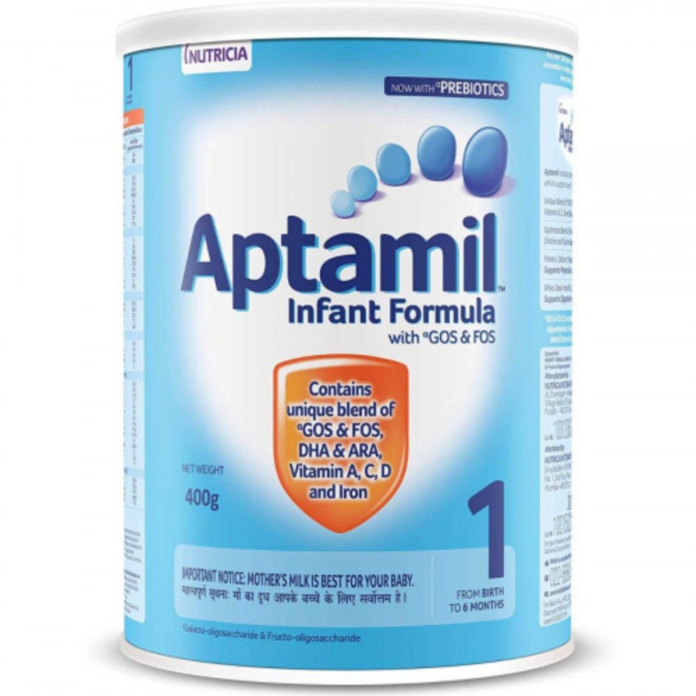 Buy Aptamil Stage 1 Infant Formula Powder in Tin, 400 g Online at Best ...