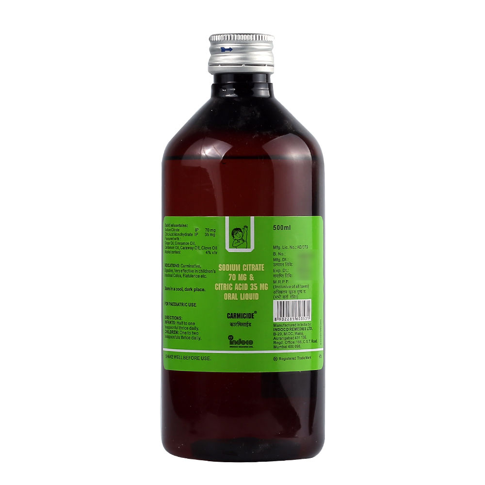 Buy Carmicide Child Syrup 500 ml Online at Best Prices | Wellness Forever