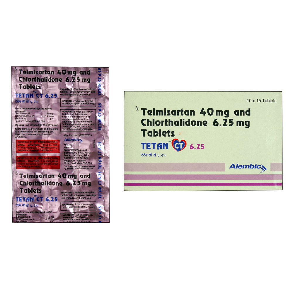 Buy Tetan-CT 6.25mg 15 Tablets Online at Best Prices | Wellness Forever