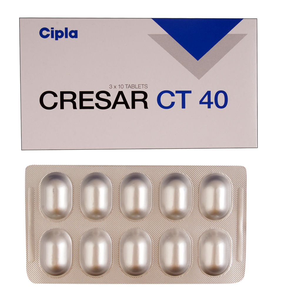 Buy Cresar-CT 40mg 10 Tablets Online at Best Prices | Wellness Forever