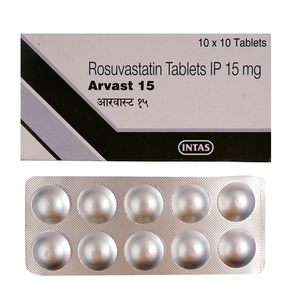 Buy Arvast 15mg 10 Tablets Online at Best Prices | Wellness Forever