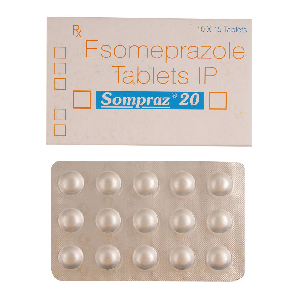 Buy Sompraz 20mg 15 Tablets Online at Best Prices | Wellness Forever