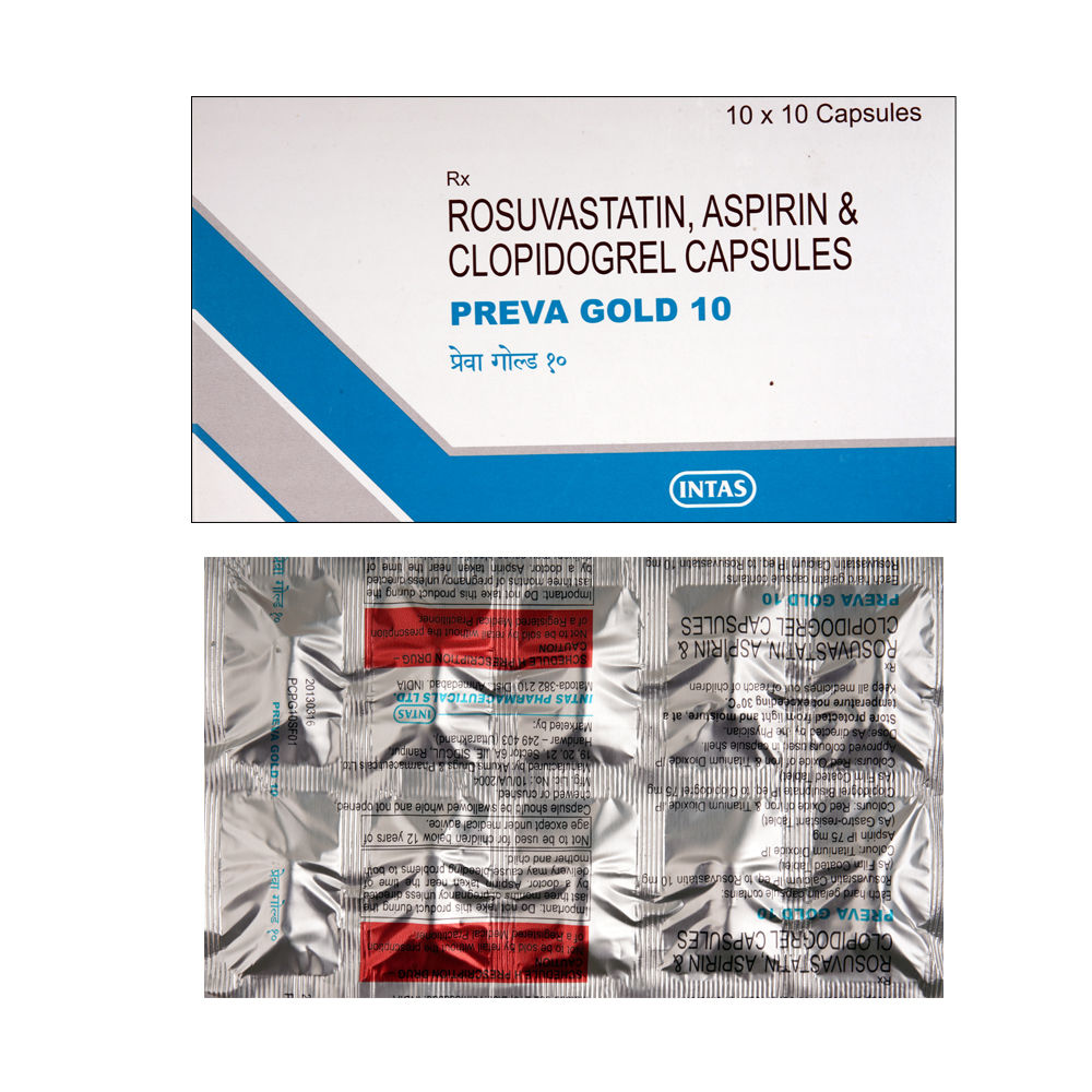 Buy Preva-Gold 10mg 10 Capsules Online at Best Prices | Wellness Forever