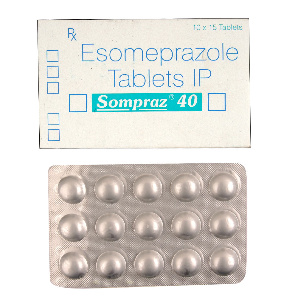 Buy Sompraz 40mg 15 Tablets Online at Best Prices | Wellness Forever