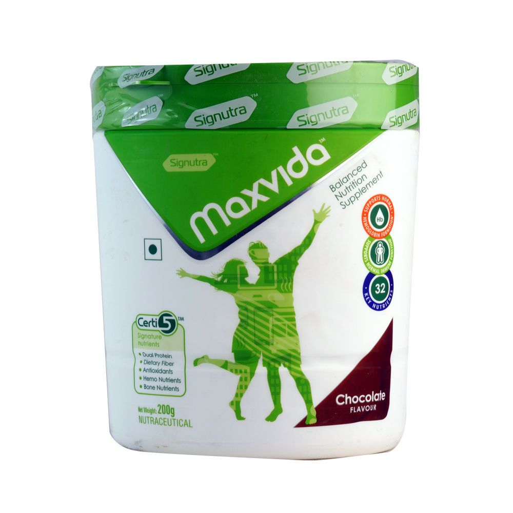 Buy Maxvida Chocolate Powder 200 g Online at Best Prices | Wellness Forever