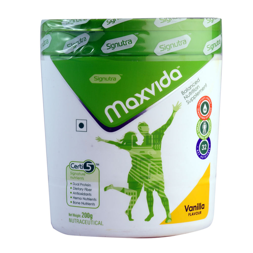 Buy Maxvida Vanilla Powder 200 g Online at Best Prices | Wellness Forever