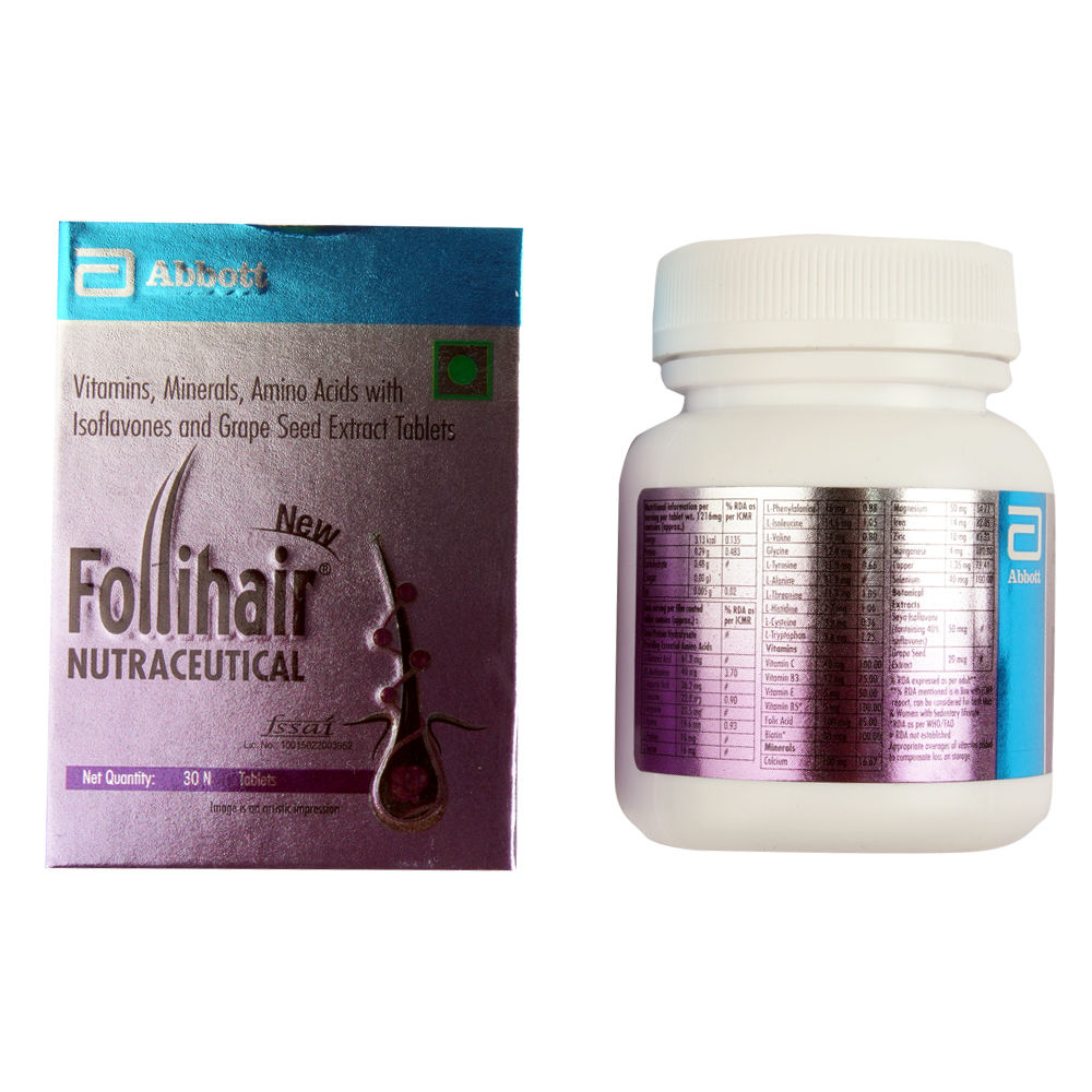 Buy Follihair New 30 Tablets Online at Best Prices | Wellness Forever