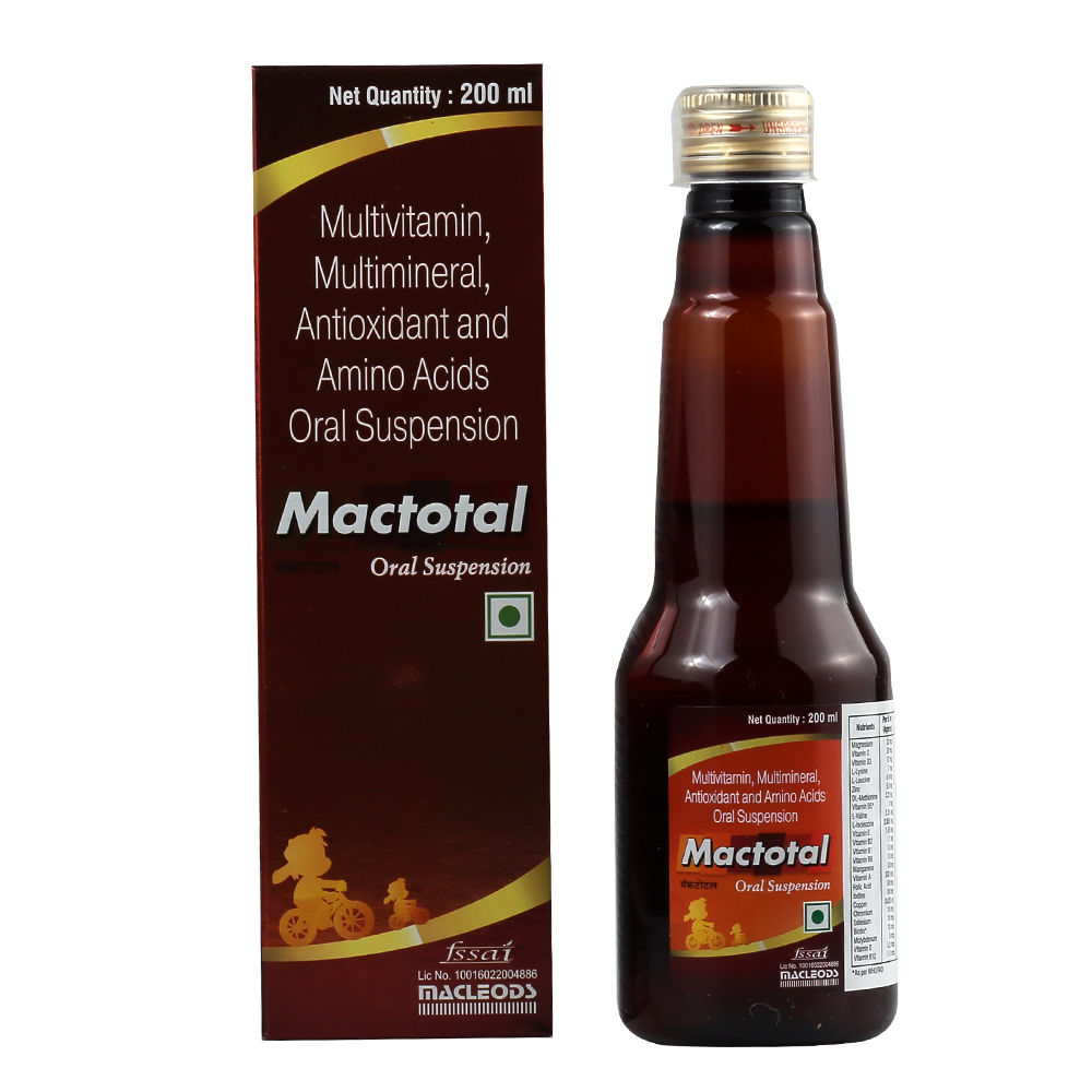 Buy Mactotal Syrup 200 ml Online at Best Prices | Wellness Forever