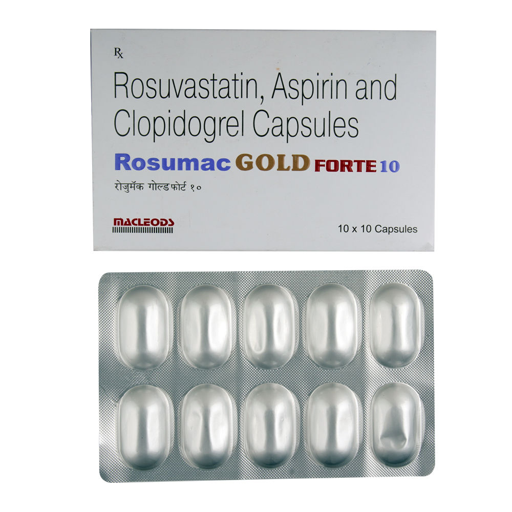 Buy Rosumac Gold Forte 10mg 10 Capsules Online at Best Prices ...