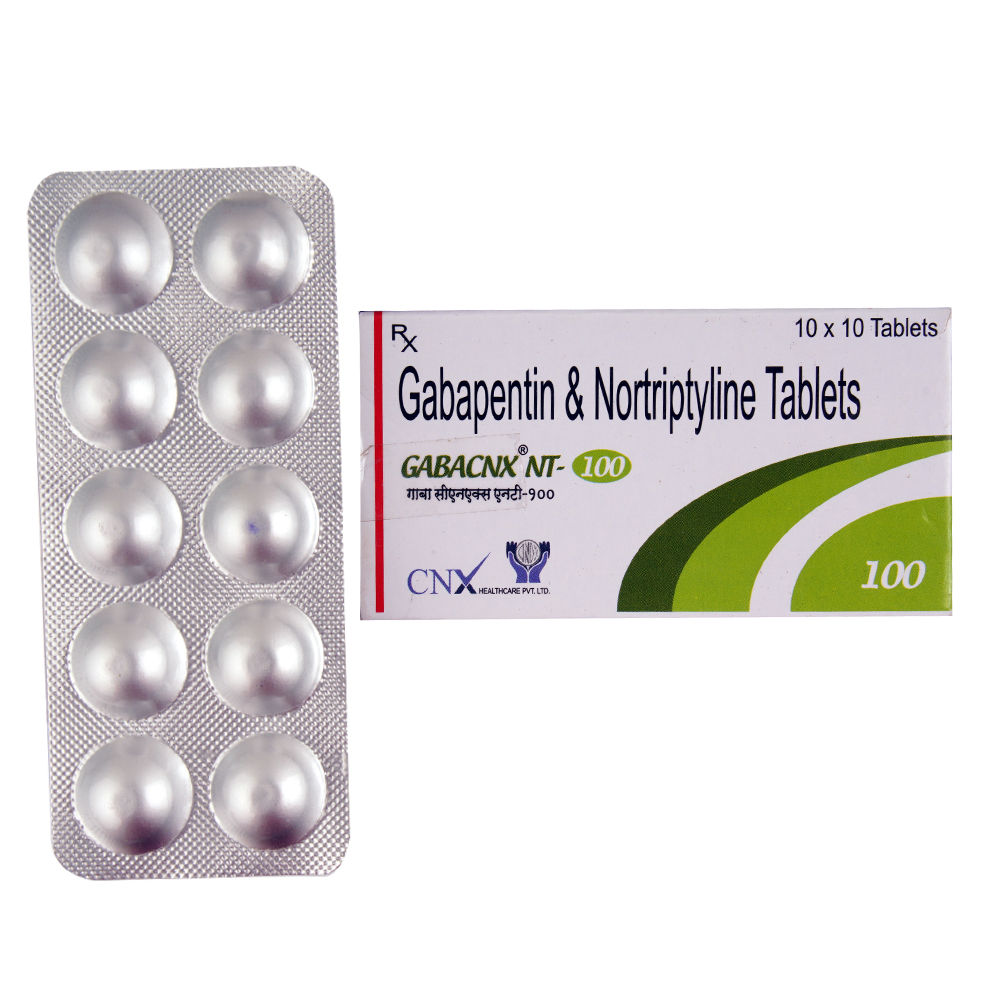 Buy Gabacnx-NT 100mg 10 Tablets Online at Best Prices | Wellness Forever