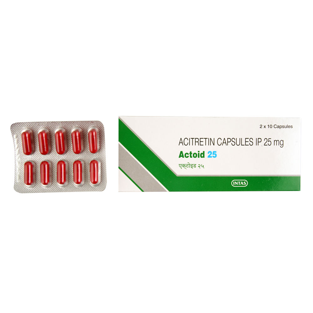 Buy Actoid 25mg 10 Capsules Online at Best Prices | Wellness Forever