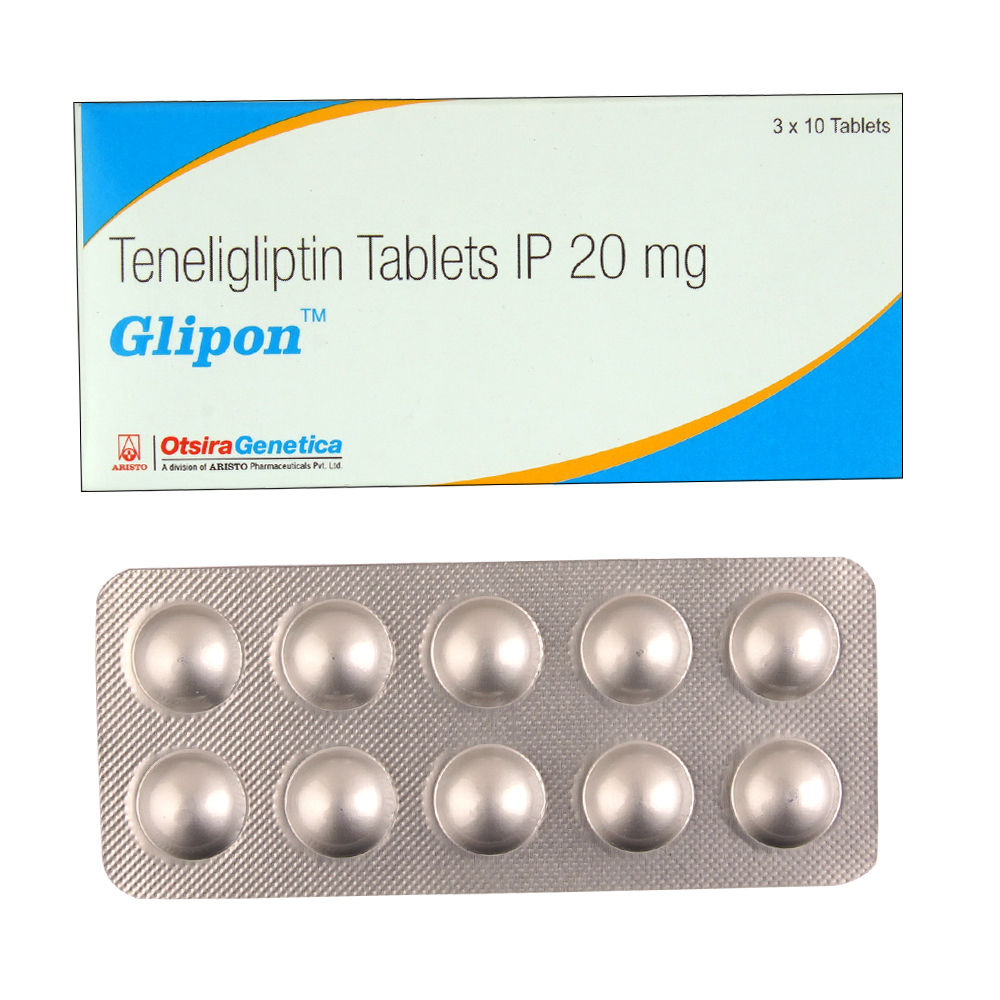 Buy Glipon 20mg 10 Tablets Online at Best Prices | Wellness Forever
