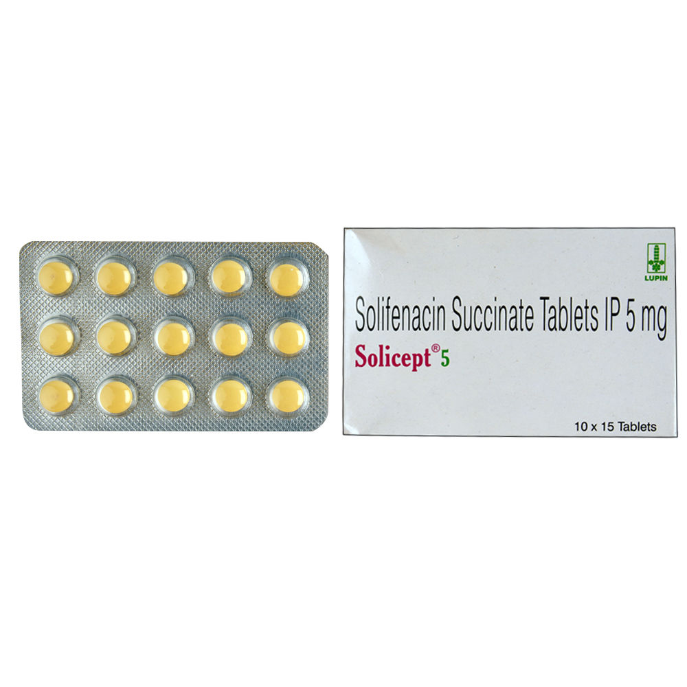 Buy Solicept 5mg 15 Tablets Online at Best Prices | Wellness Forever