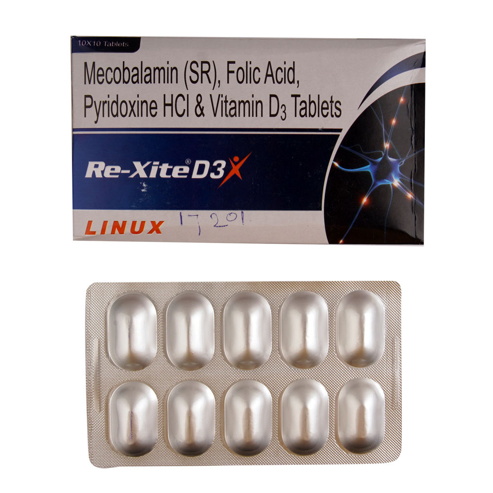Buy Re-Xite-D3 10 Tablets Online at Best Prices | Wellness Forever