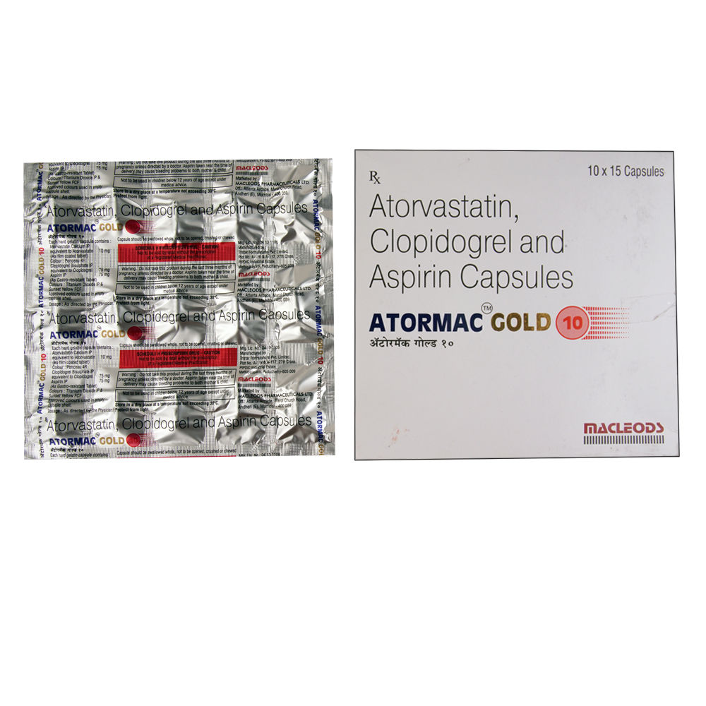 Buy Atormac Gold 10mg 15 Capsules Online at Best Prices | Wellness Forever