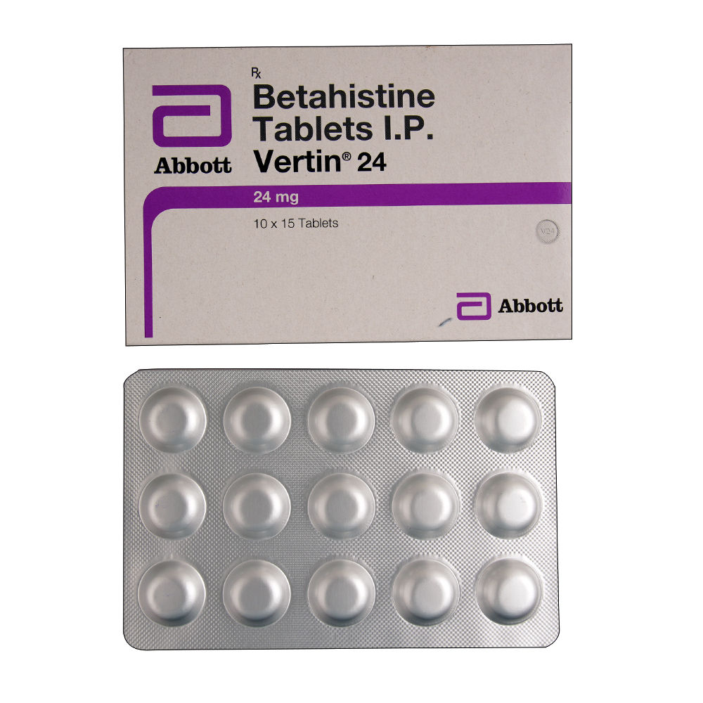 Buy Vertin 24mg 15 Tablets Online at Best Prices | Wellness Forever