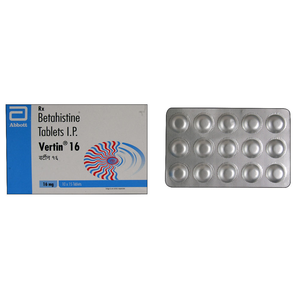 Buy Vertin 16mg 15 Tablets Online at Best Prices | Wellness Forever