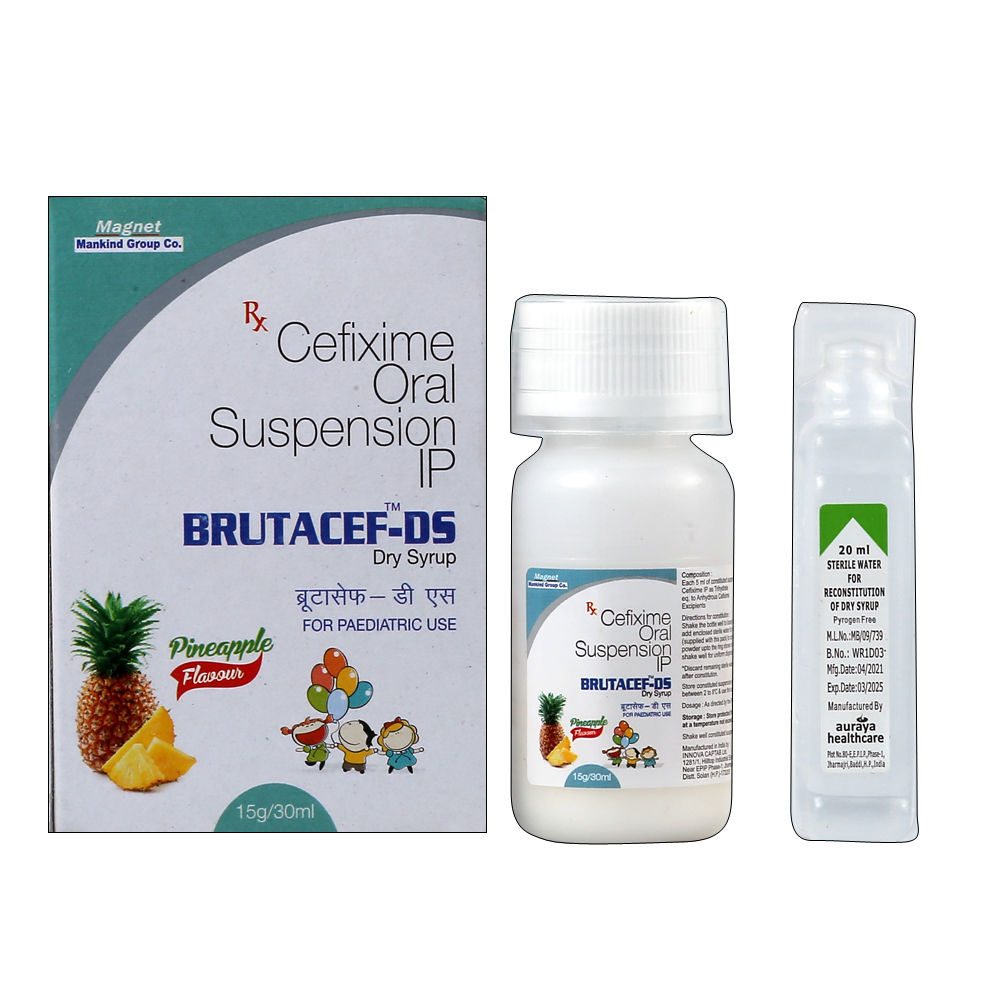 Buy Brutacef-DS Dry Syrup 30 ml Online at Best Prices | Wellness Forever