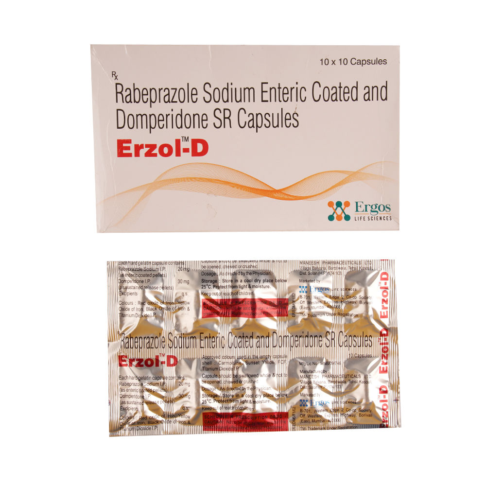 Buy Erzol D 10 Capsules Online at Best Prices | Wellness Forever