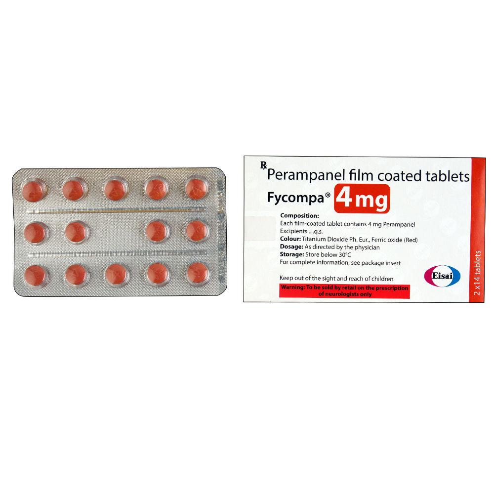 Buy Fycompa 4mg 14 Tablets Online at Best Prices | Wellness Forever