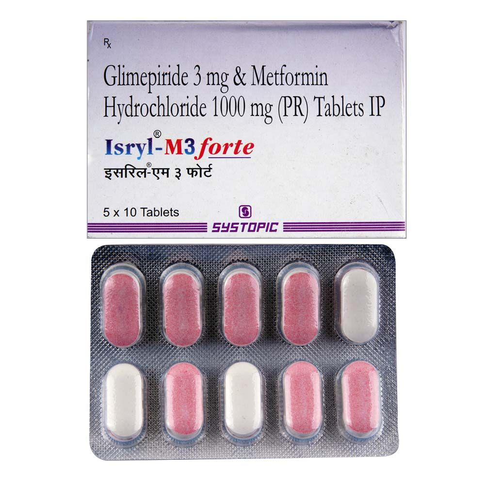 Buy Isryl M3 Forte 10 Tablets Online at Best Prices | Wellness Forever