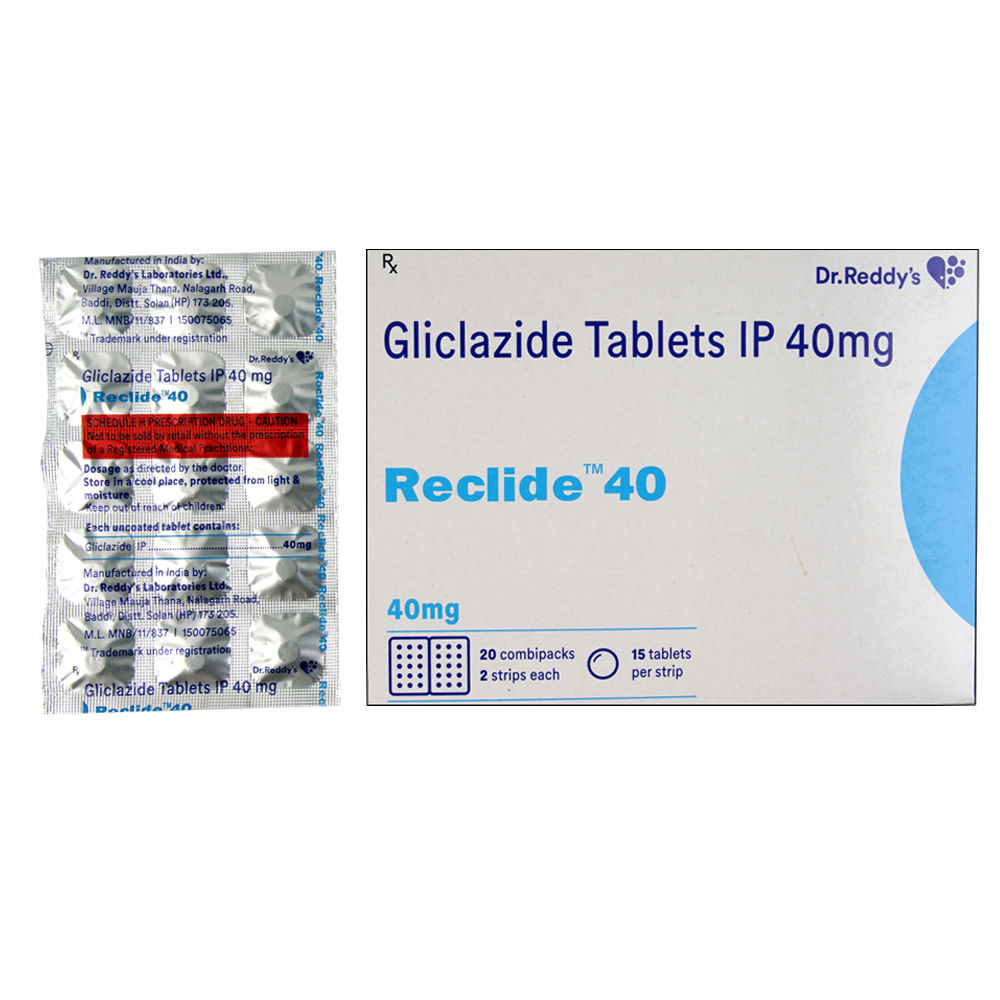 Buy Reclide 40mg 15 Tablets Online at Best Prices | Wellness Forever