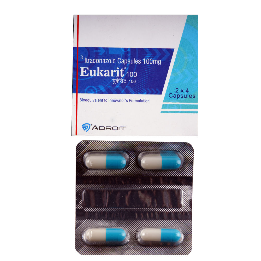 Buy Eukarit 100mg 4 Capsules Online at Best Prices | Wellness Forever