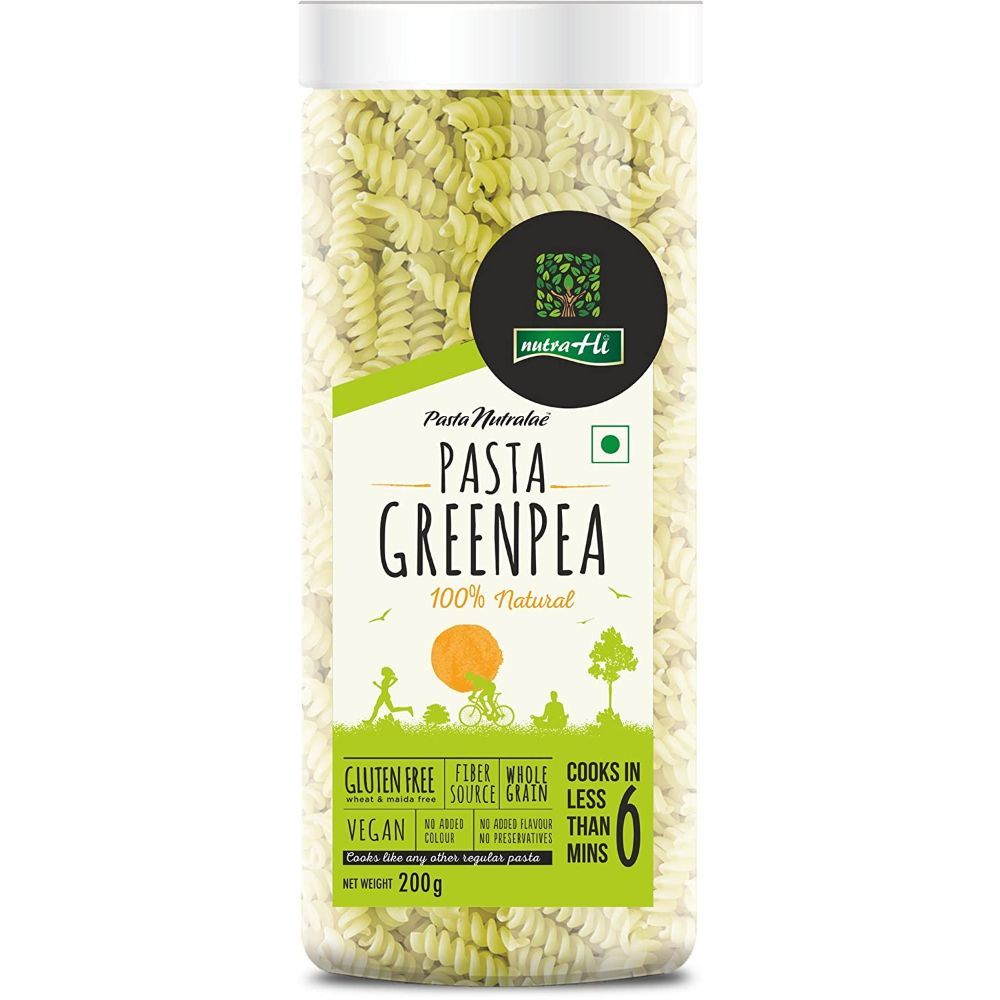 Buy NutraHi Green Pea Gluten Free Pasta, 200 g Online at Best Prices ...
