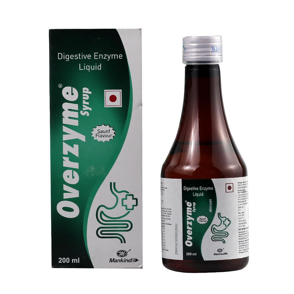 Buy Overzyme Syp Saunf 200Ml Online at Best Prices | Wellness Forever