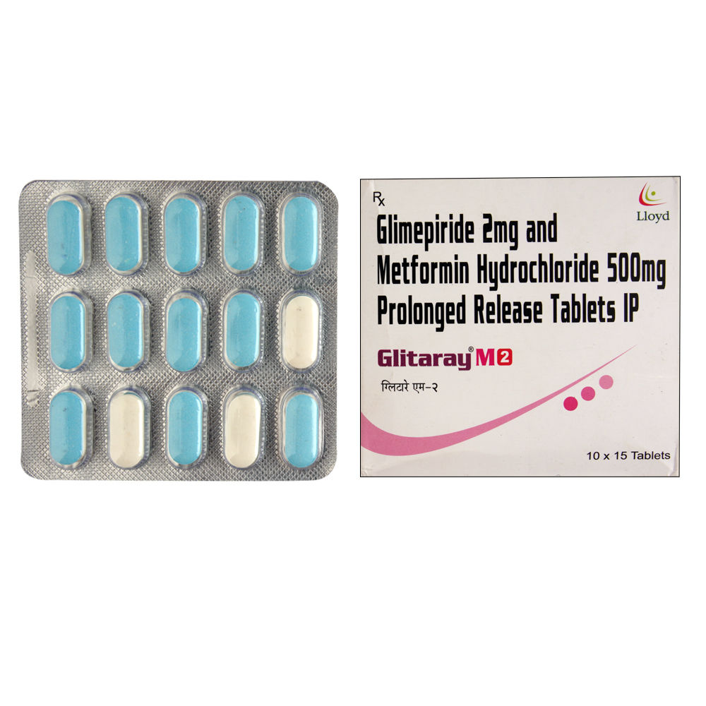 Buy Glitaray M2 15 Tablets Online at Best Prices | Wellness Forever