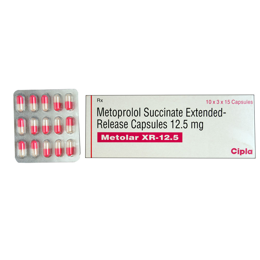 Buy Metolar-XR 12.5mg 15 Capsules Online at Best Prices | Wellness Forever