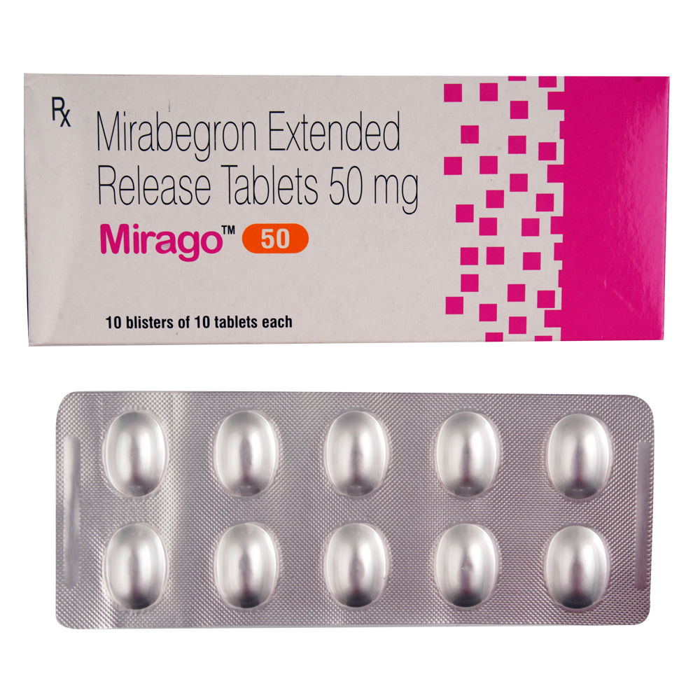 Buy Mirago 50mg 10 Tablets Online at Best Prices | Wellness Forever