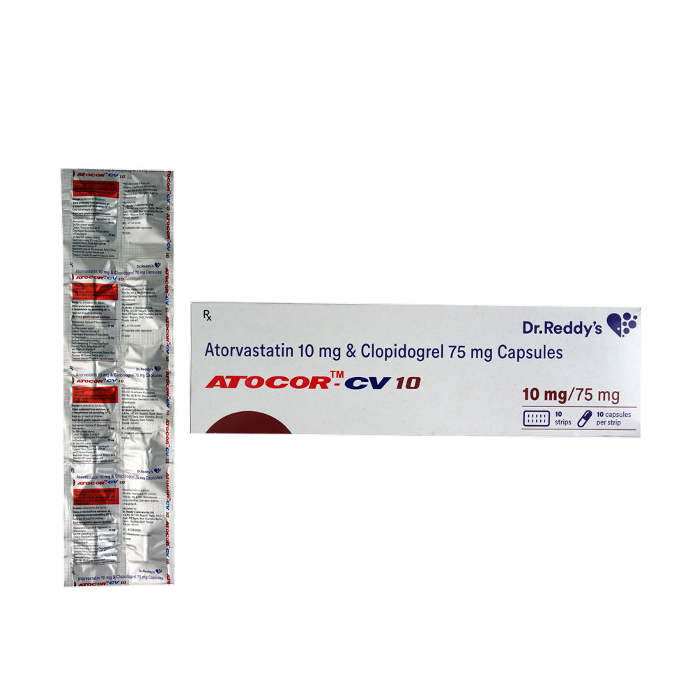Buy Atocor-CV 10mg 10 Capsules Online at Best Prices | Wellness Forever