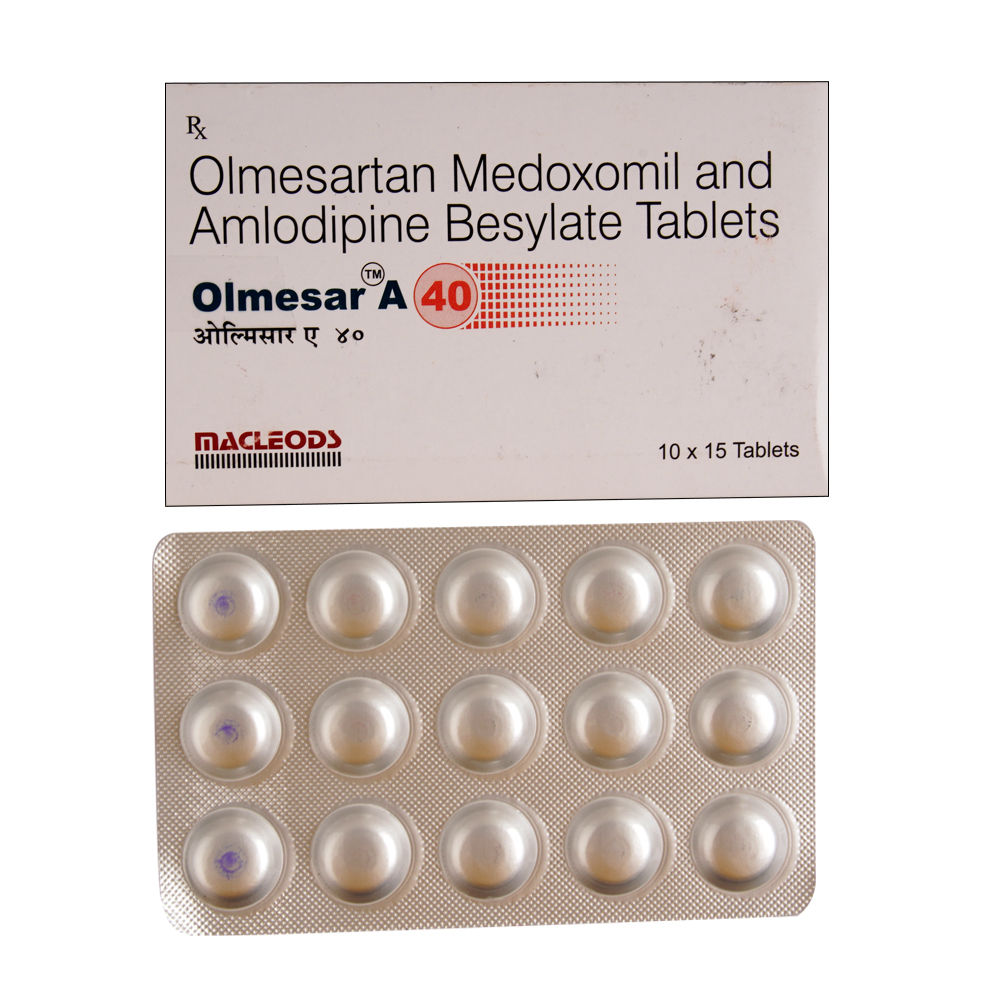 Buy Olmesar-A 40mg 15 Tablets Online at Best Prices | Wellness Forever