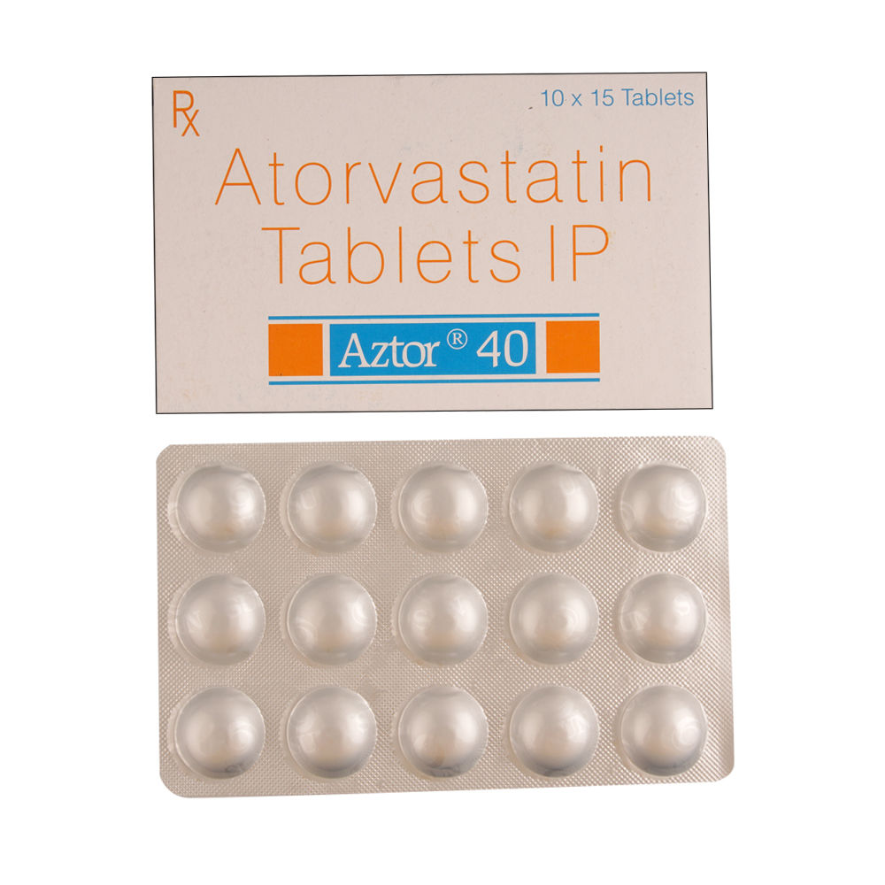 Buy Aztor 40mg 15 Tablets Online at Best Prices | Wellness Forever