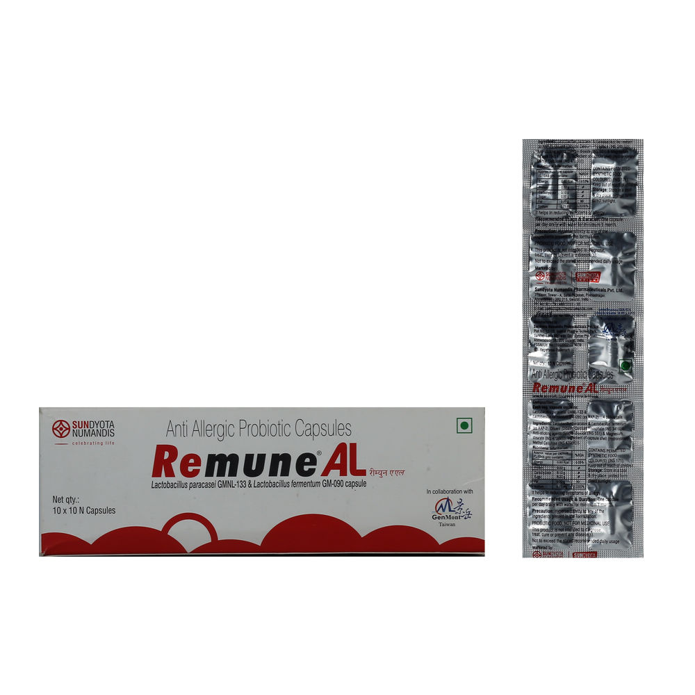 Buy Remune-AL 10 Capsules Online at Best Prices | Wellness Forever