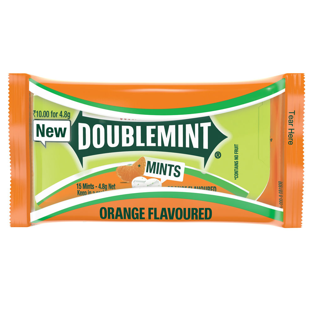 Buy Wrigley's Doublemint Chewy Mints, Orange, 4.8 g Online at Best ...