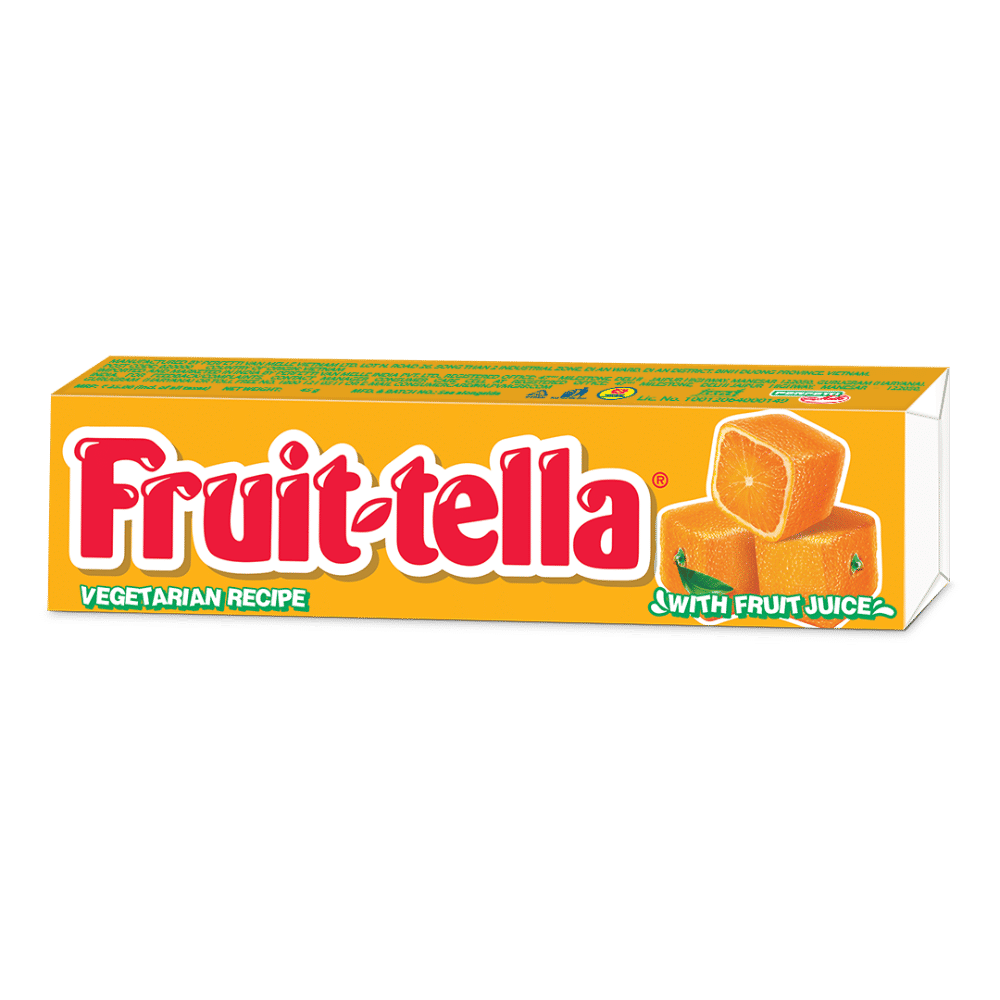 Buy Fruit-Tella Orange Flavour Chewy Toffee Stick, 45 g Online at Best ...