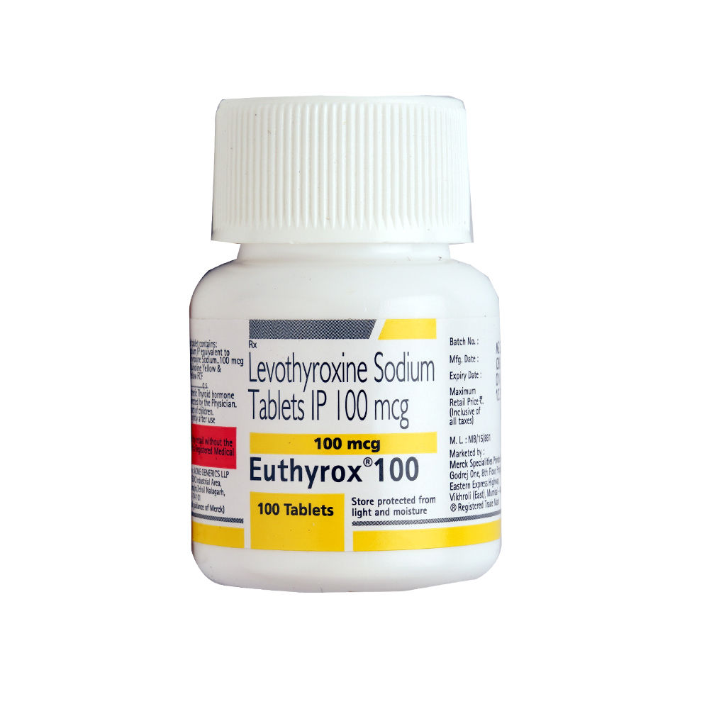 Buy Euthyrox 100mcg 100 Tablets Online at Best Prices | Wellness Forever