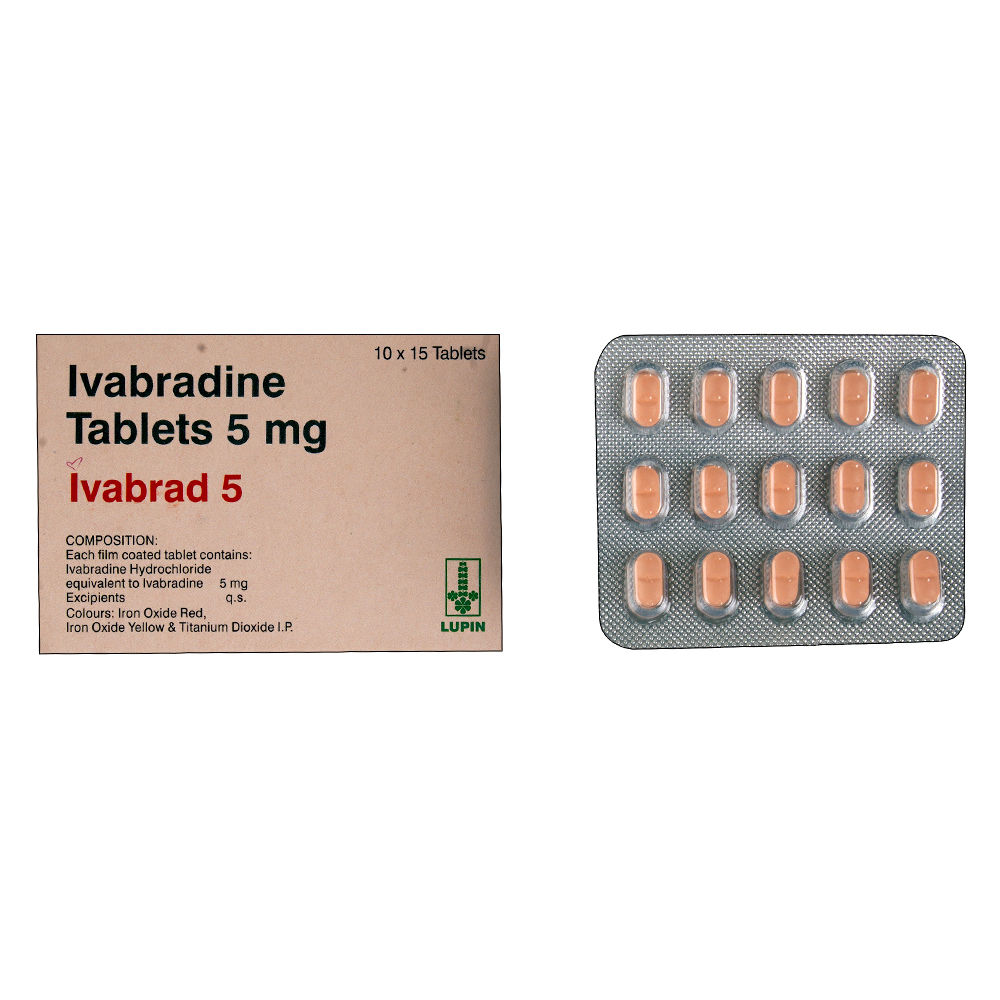 Buy Ivabrad 5mg 15 Tablets Online at Best Prices | Wellness Forever