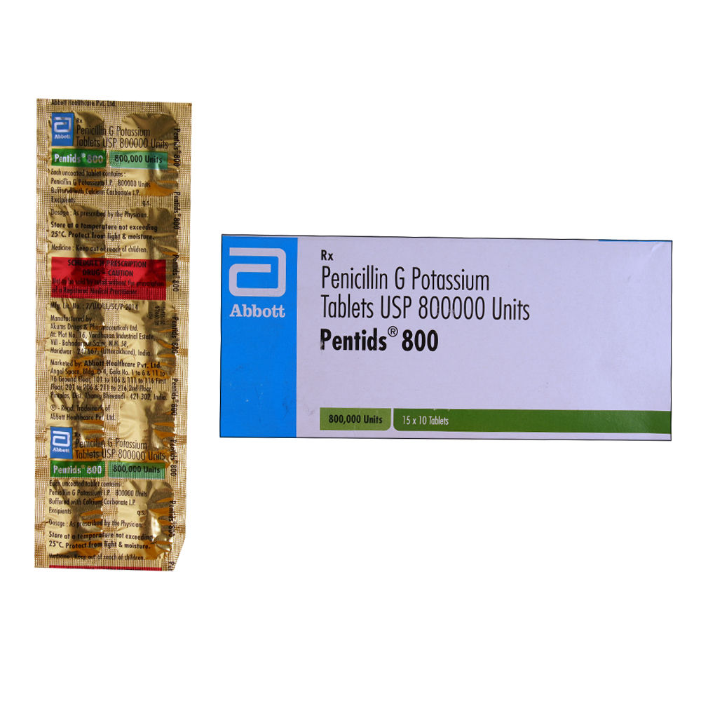 Buy Pentids 800mg 10 Tablets Online at Best Prices | Wellness Forever