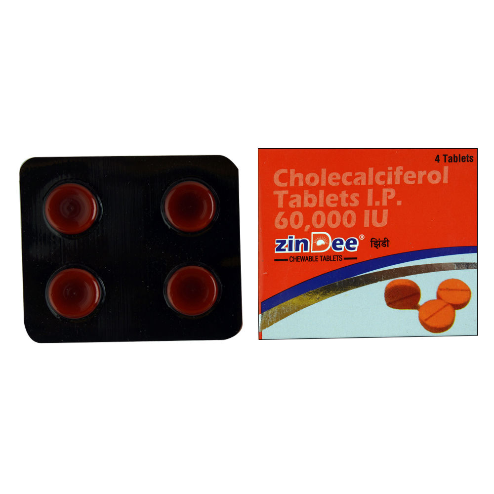 Buy Zindee Chewable 4 Tablets Online at Best Prices | Wellness Forever