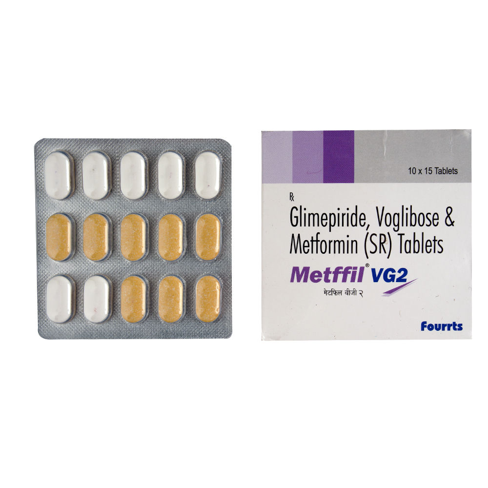 Buy Metffil VG2 15 Tablets Online at Best Prices | Wellness Forever