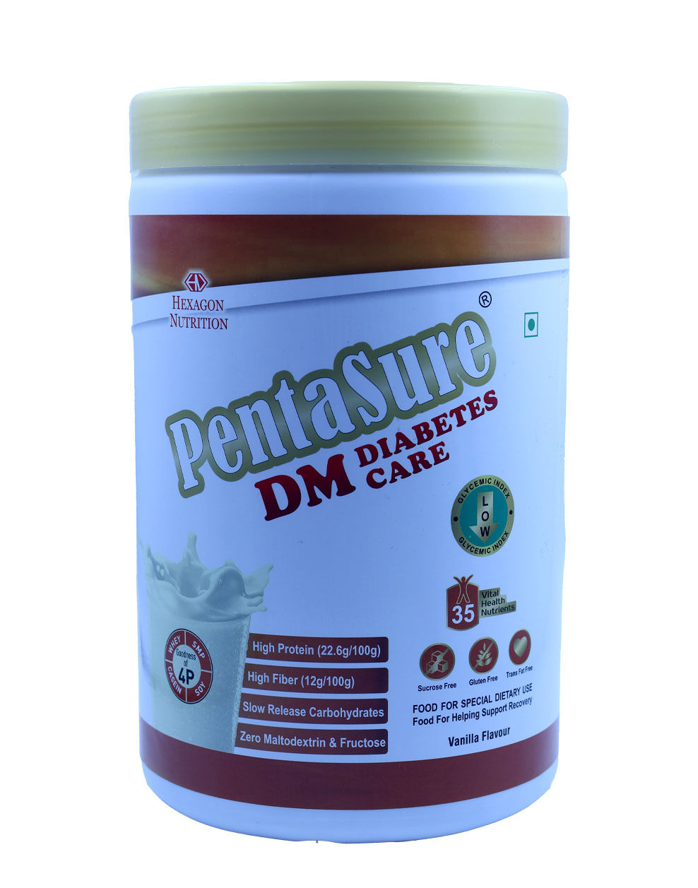 Buy Pentasure-DM Vanilla Powder 1 kg Online at Best Prices | Wellness ...