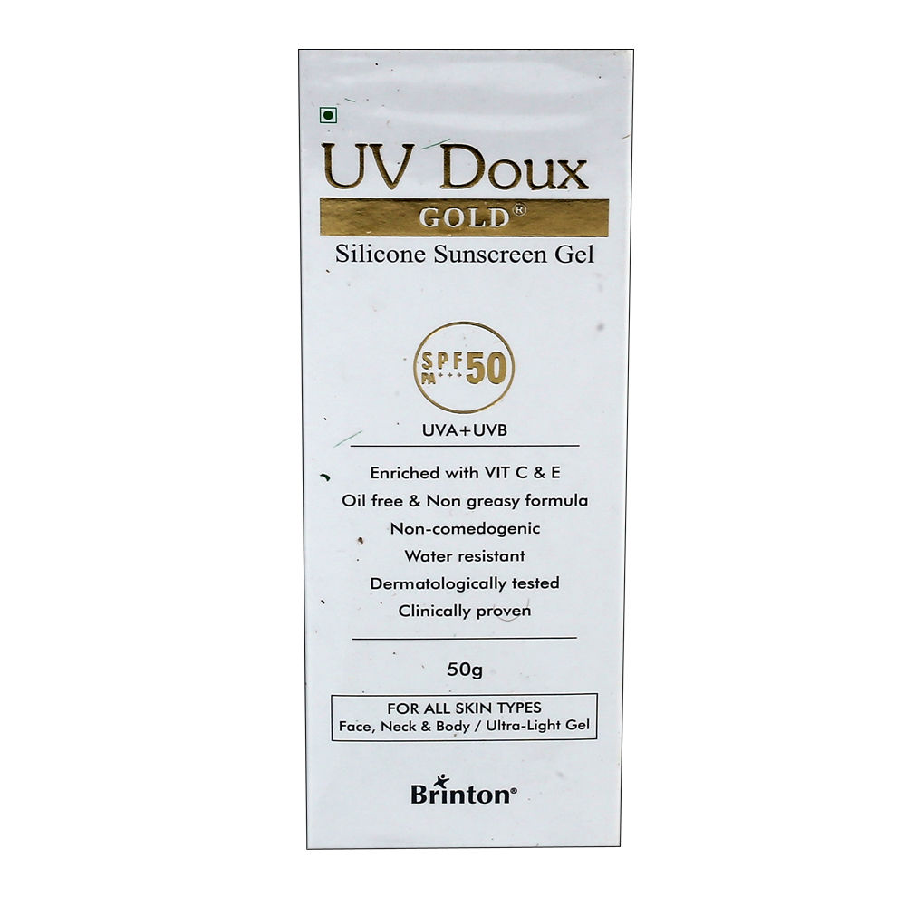 Buy UV-Doux Gold Suncreen SPF 50 Gel 50 g Online at Best Prices ...