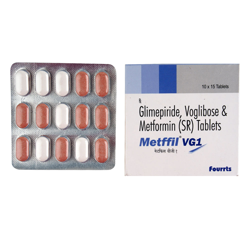 Buy Metffil VG1 15 Tablets Online at Best Prices | Wellness Forever