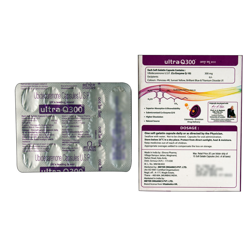 Buy Ultra-Q 300mg 15 Tablets Online at Best Prices | Wellness Forever