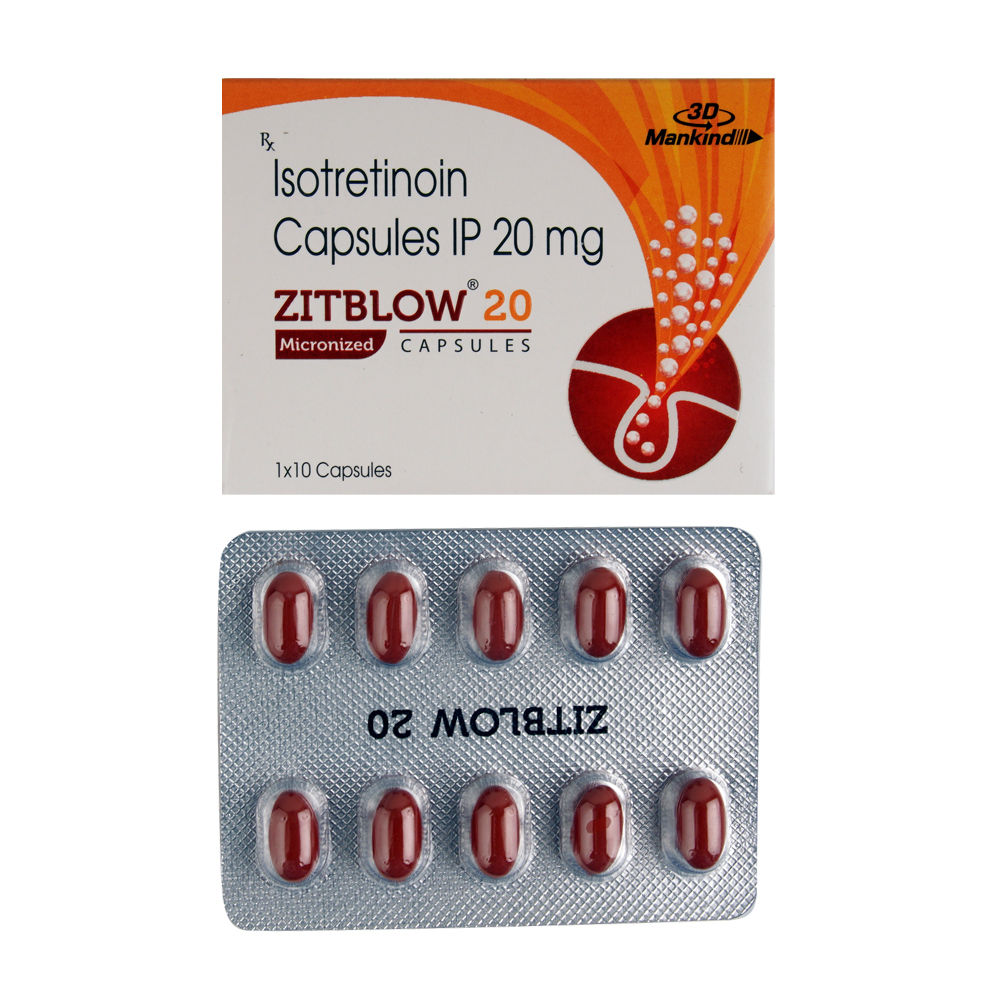 Buy Zitblow 20mg 10 Capsules Online at Best Prices | Wellness Forever