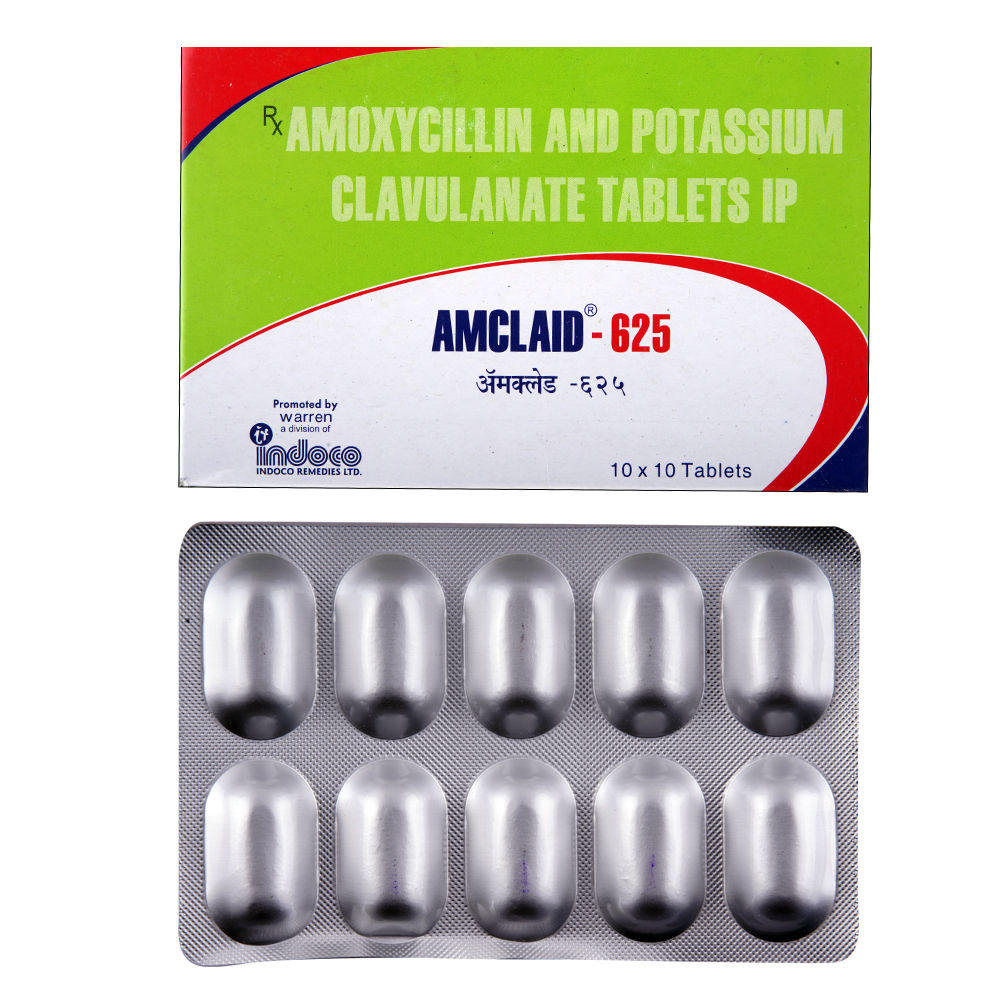 Buy Amclaid 625mg 10 Tablets Online at Best Prices | Wellness Forever